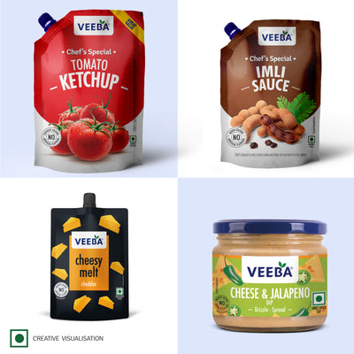 Veeba | Buy Combo Collection Of Sauces, Dips, Dressings & Chutney